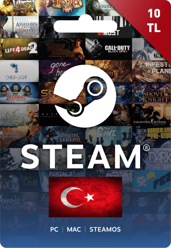 Unbeatable Price Steam Wallet Codes 10 TL - IaM A Live Store